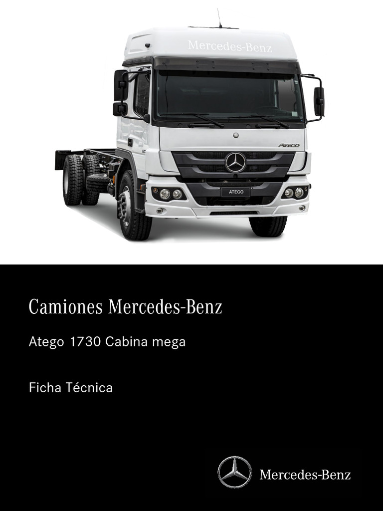 FT. Atego 1730 Cabina Mega Año Modelo 2023 | PDF | Camión | Vehículos ...