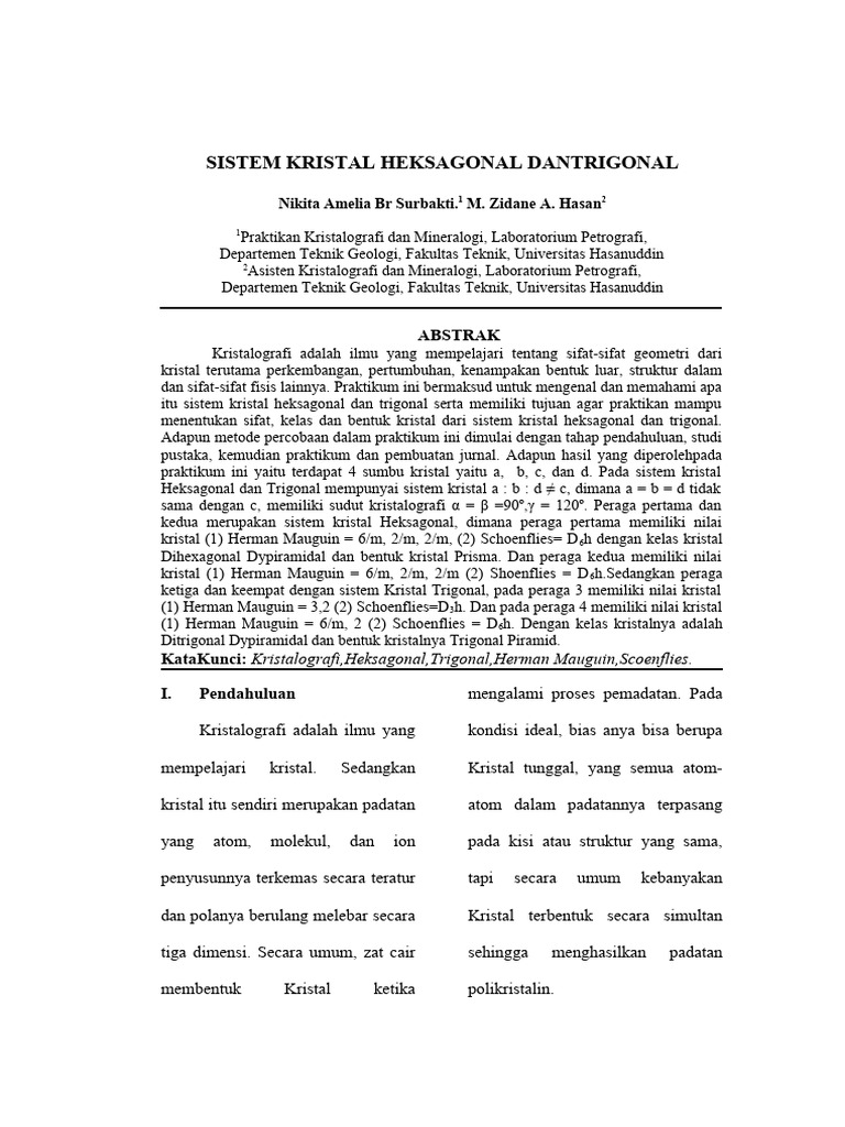 HEXAGONAL | PDF | Sains & Matematika