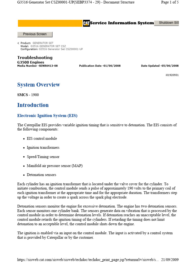 System Overview | PDF | Throttle | Ignition System
