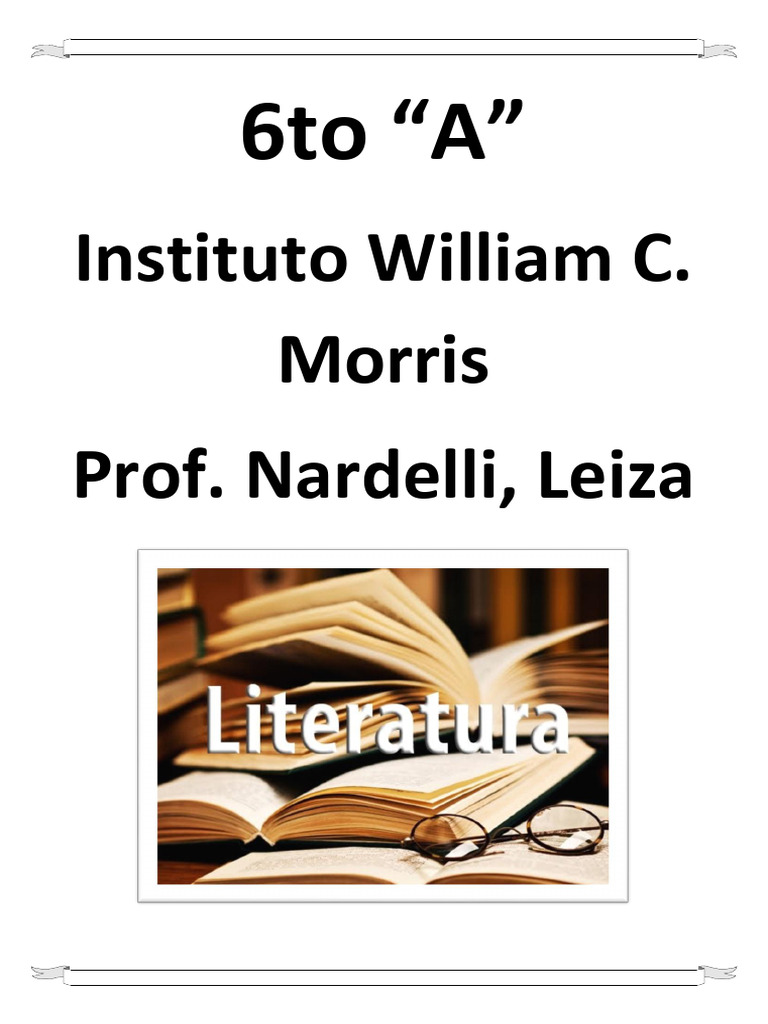 Cuadernillo-6toA-Prof NARDELLI - William C Morris | PDF | Rituales | Liberalismo