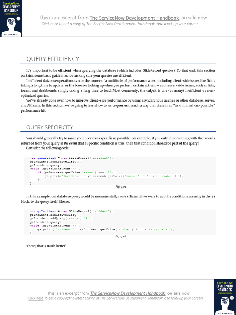 Performance - Query Efficiency and Single-record Q_240306_041942 | PDF ...