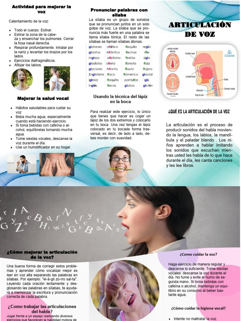 ARTICULACIÓN | PDF | Vocal