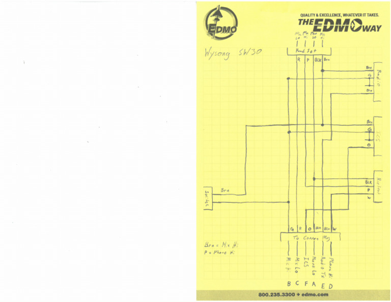 Drop Cord Wiring Diagram | PDF