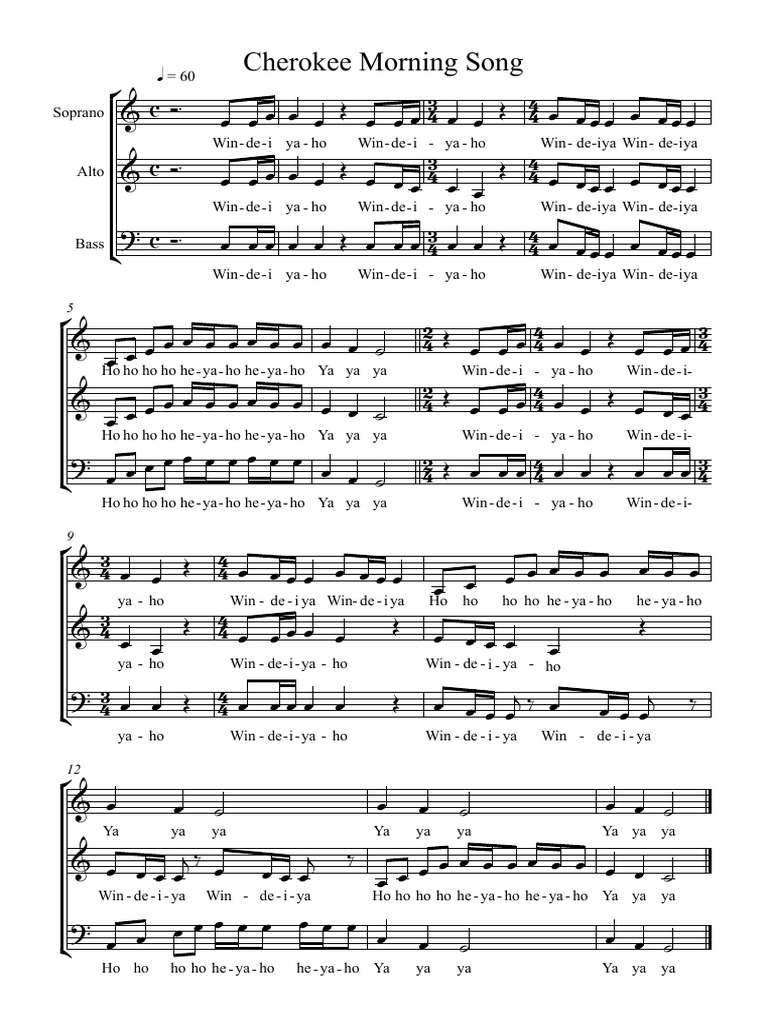 Cherokee Morning Song | PDF