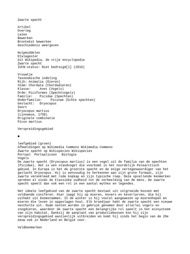 Zwarte Specht Pdf