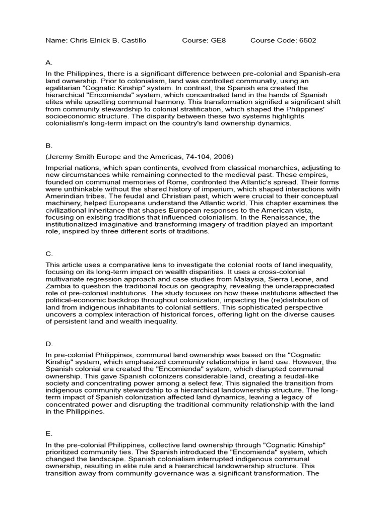 Forum#10 | PDF | Colonialism | Liberal Arts Education