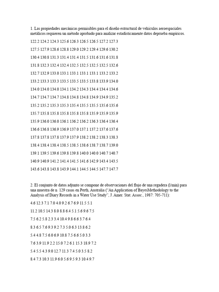 Problemas Problemario 1er, Parcial | PDF