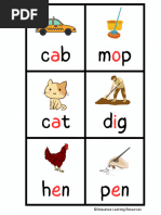 Cat Mat Phonics Worksheets | PDF