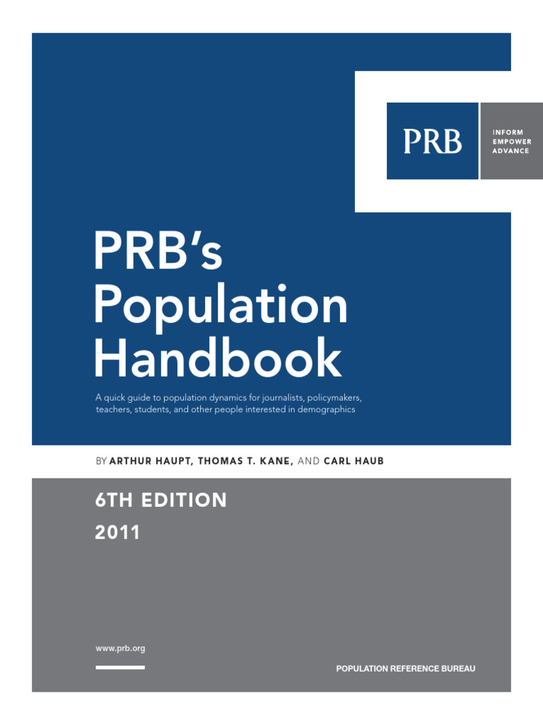PRB Population Handbook 2011 | PDF | Total Fertility Rate | Demography