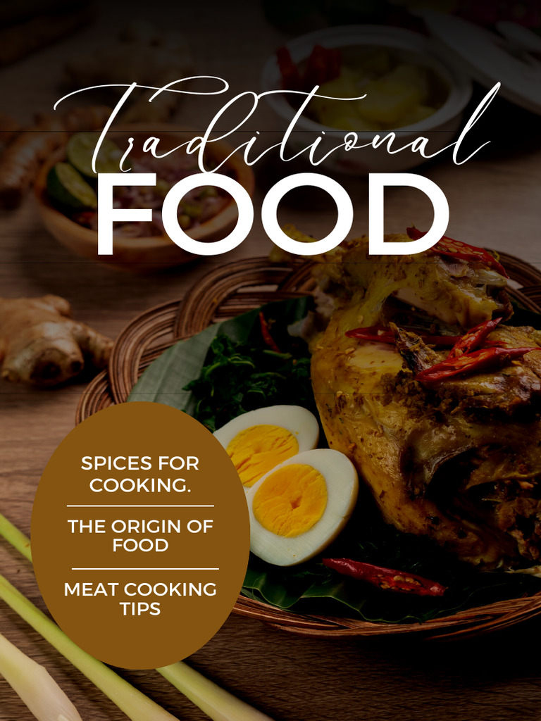 Brown Simple Traditional Food Magazine | PDF