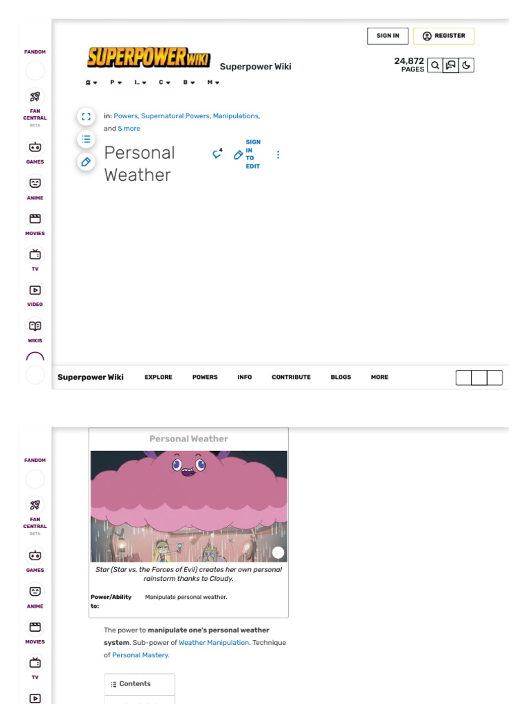 Personal Weather Manipulation Powers | PDF | Weather