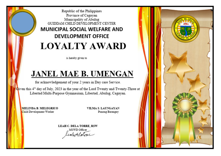 Loyalty Award | PDF