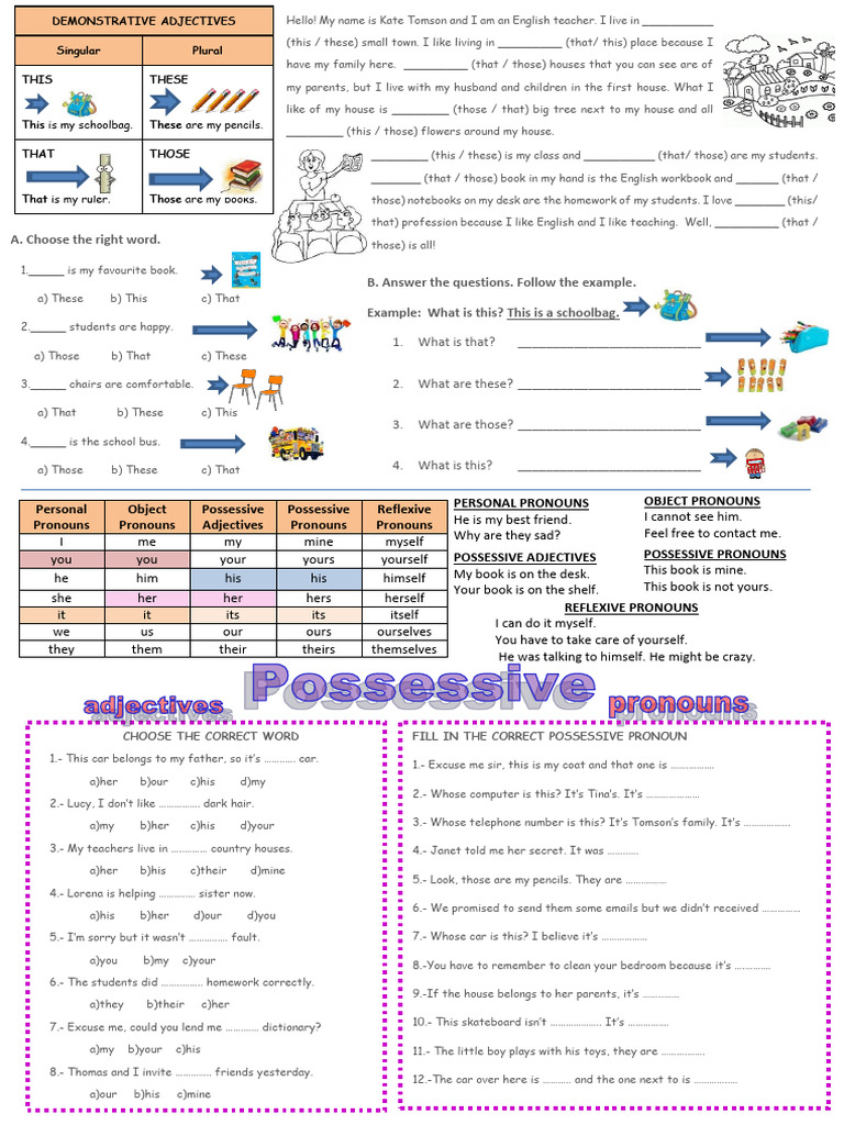 Demonstratives Pronouns | PDF | Pronoun | English Language