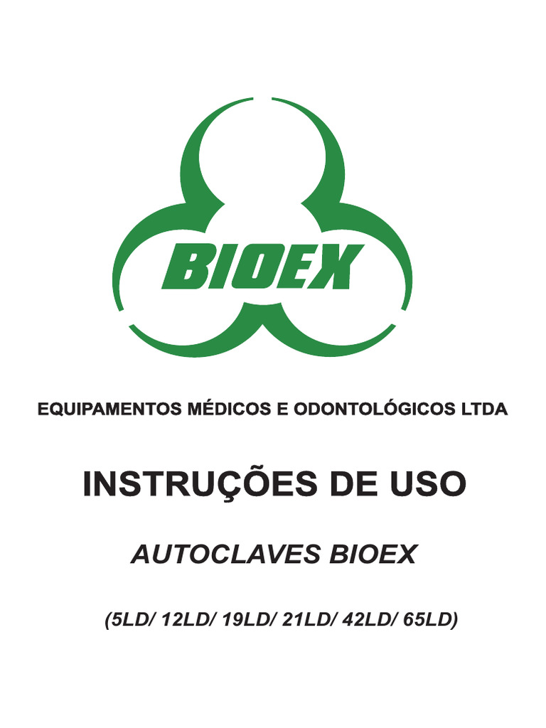 Bioex - Manual Autoclave Digital | PDF | Esterilização (Microbiologia) Bioex - Manual Autoclave Digital | PDF | Esterilização (Microbiologia)