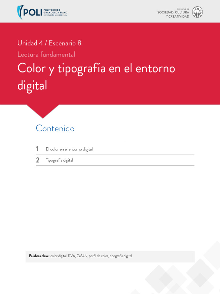E8-Color y Tipografía | PDF | Color | Modelo de color Rgb