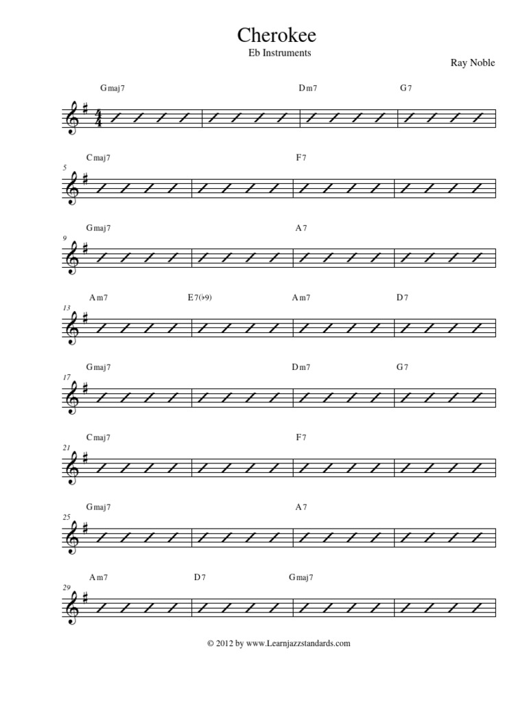 Cherokee Eb Instruments | PDF