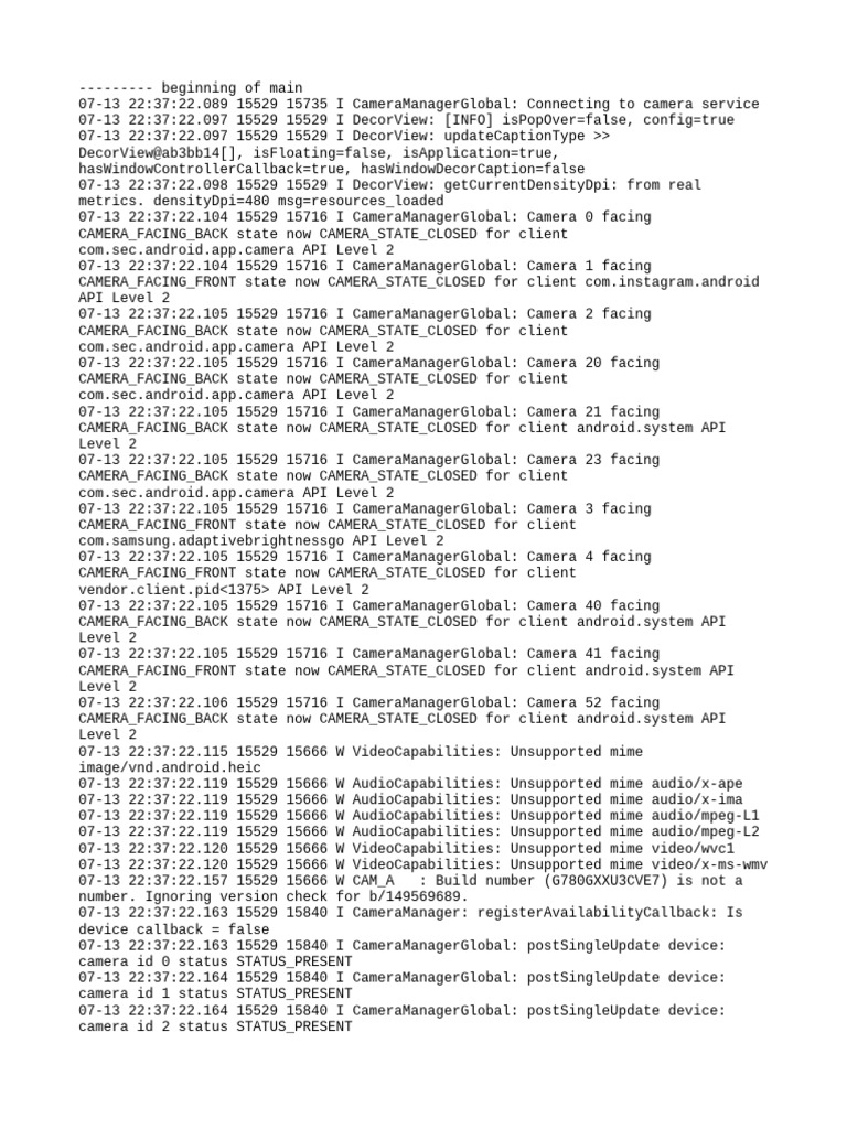 Log Cat 1657762642001 | PDF | Computer Science | Computer Programming