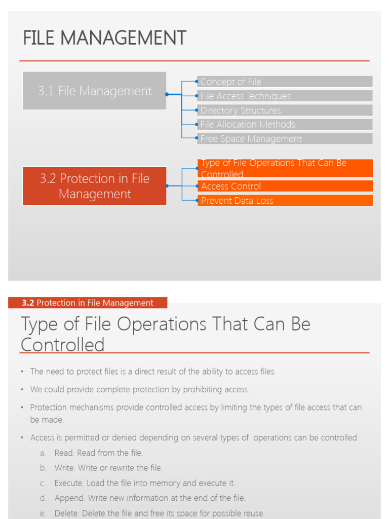 C3 - Part2 - File Management | PDF | Computer File | File System