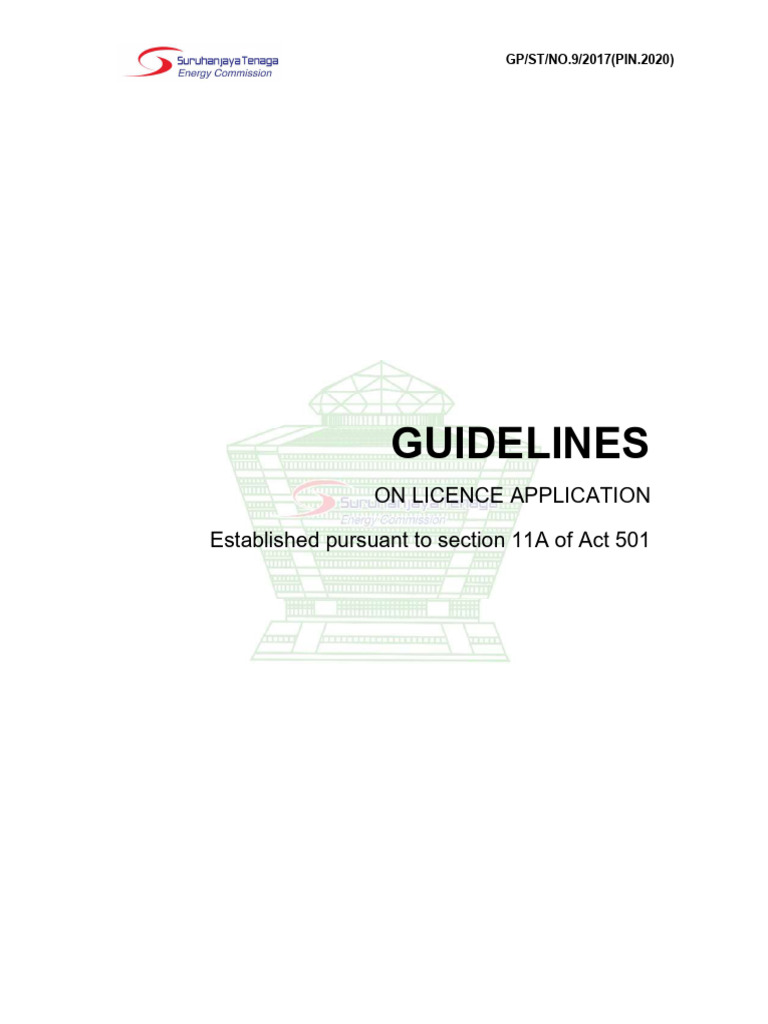 Final - Guidelines On Licence Application Ver3 | PDF | Board Of Directors | License