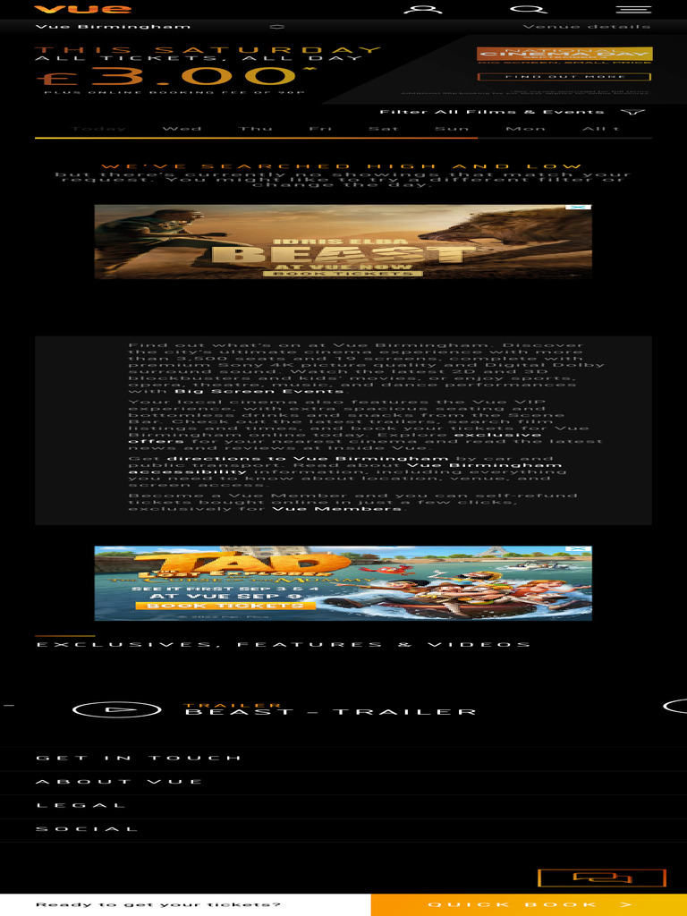 Birmingham - Star City Cinema Birmingham Cinema Film Listings & Times Vue | PDF