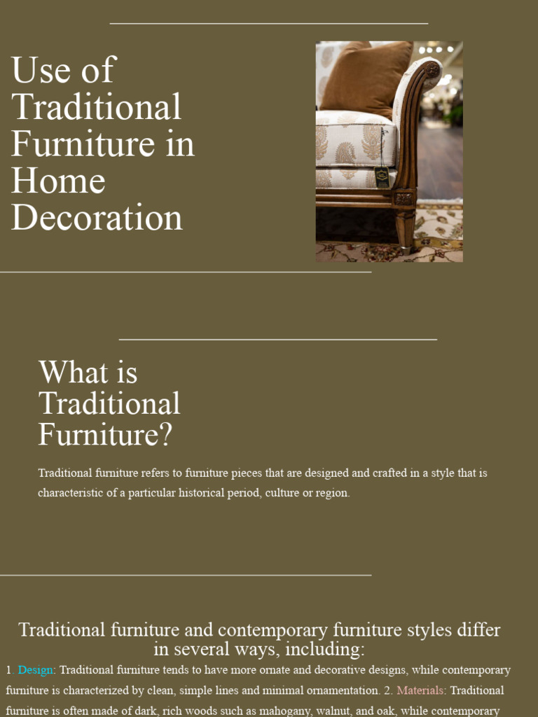 Furniture Home Decor Collection Presentation 1 | PDF | Furniture | Textiles