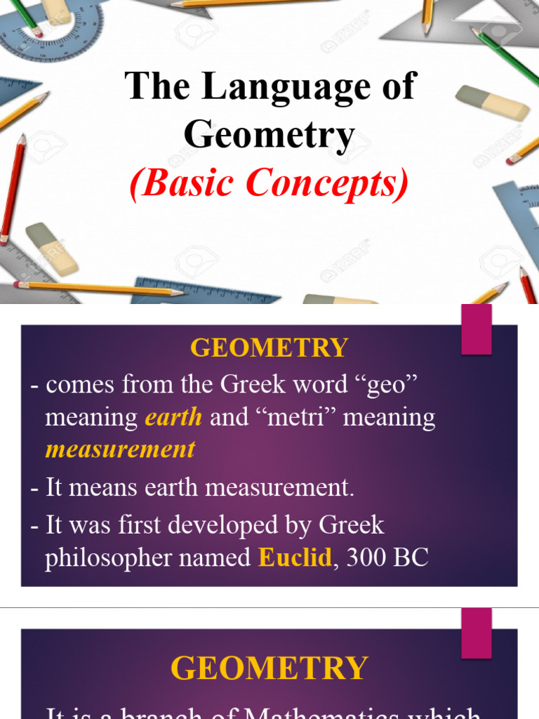 Basic Concepts of Geometry | PDF