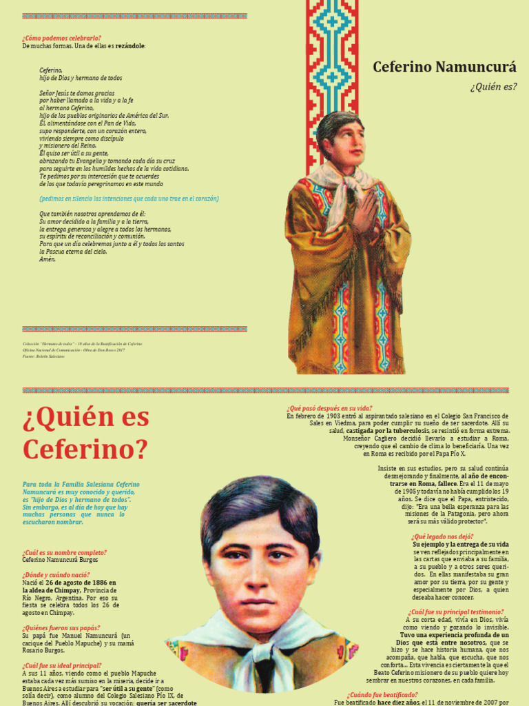 10 Años de la Beatificación de Ceferino | PDF