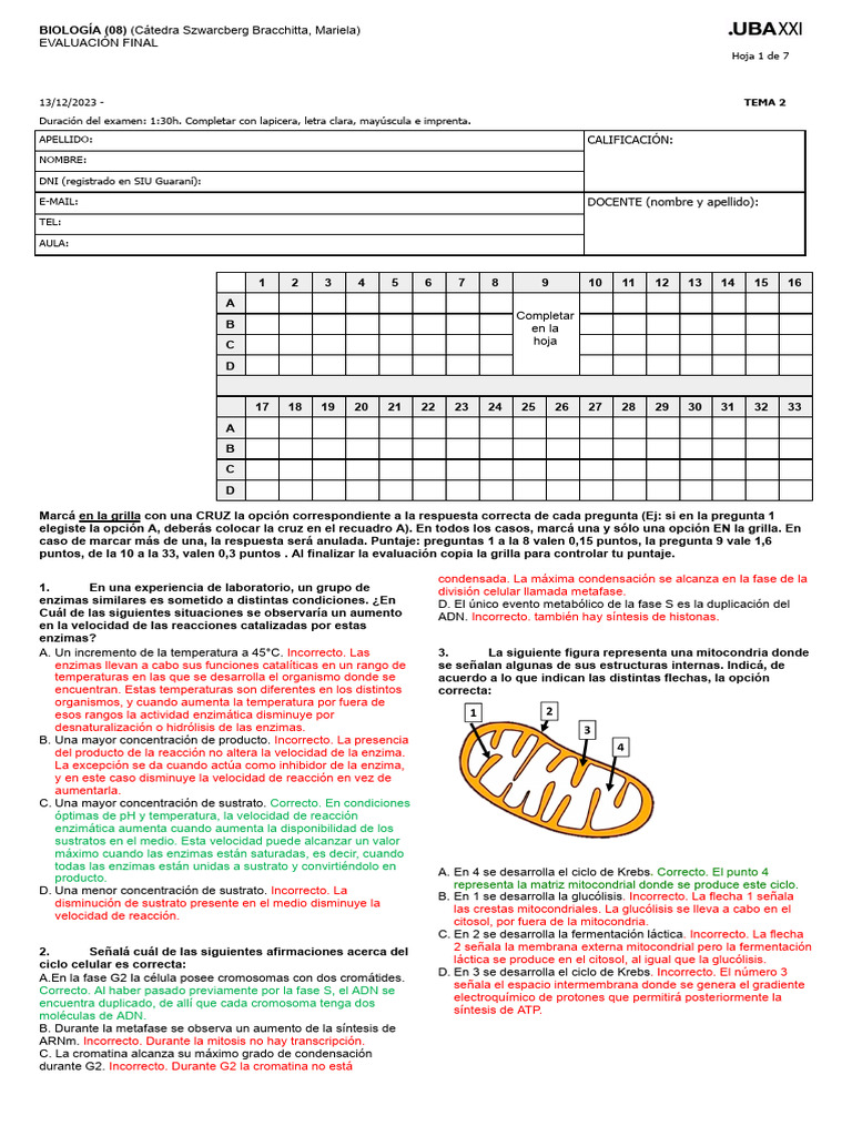 TEMA 2 - Clave - DIC | PDF | Rna | Adn