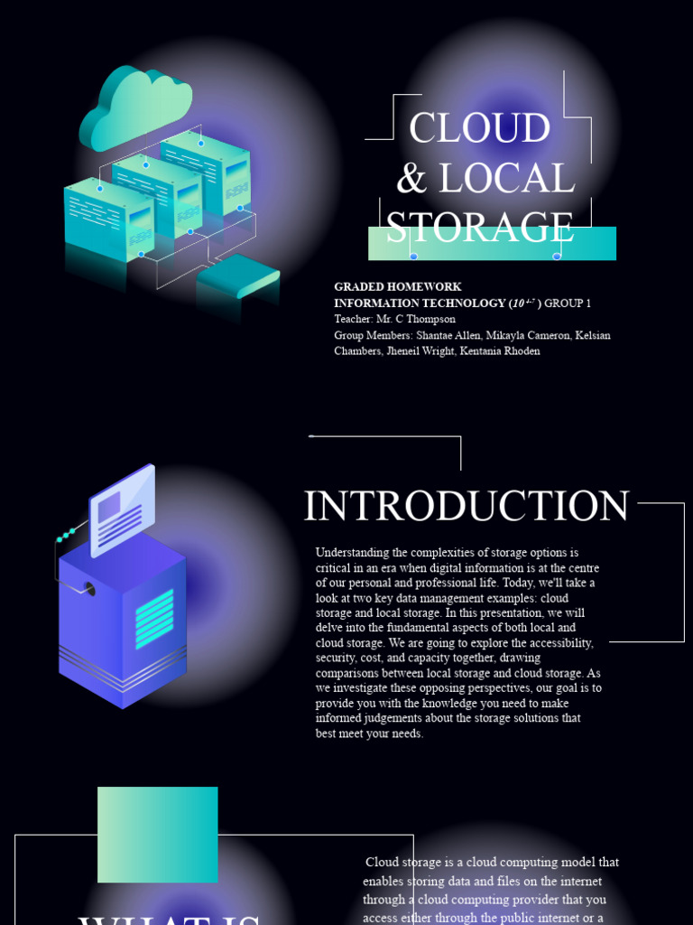 Cloud vs Local Storage: Key Insights | PDF | Cloud Computing | Computer ...