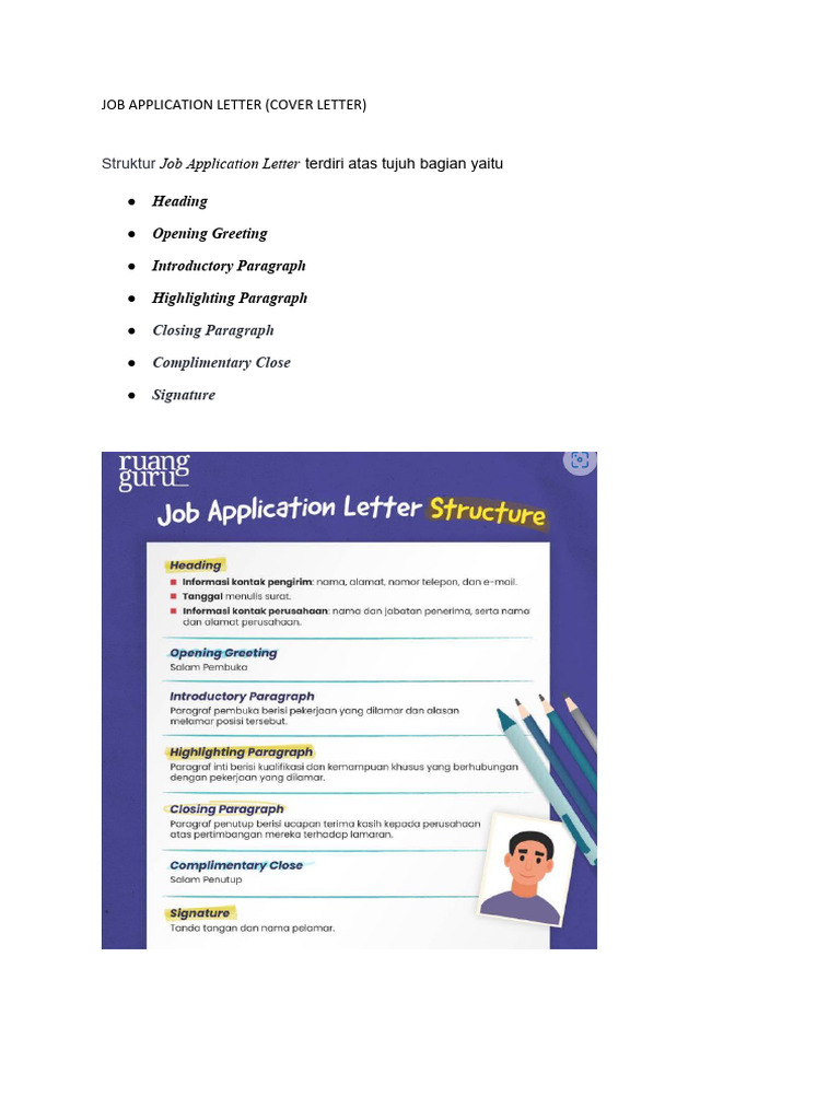 JOB APPLICATION LETTER | PDF | Human Communication