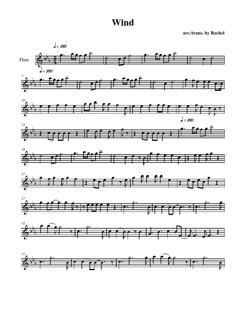 Naruto Flute Sheet Music Guide | PDF