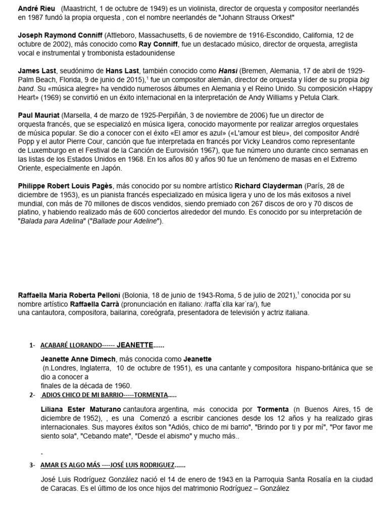 BIOGRAFIAS - 1 1 | PDF