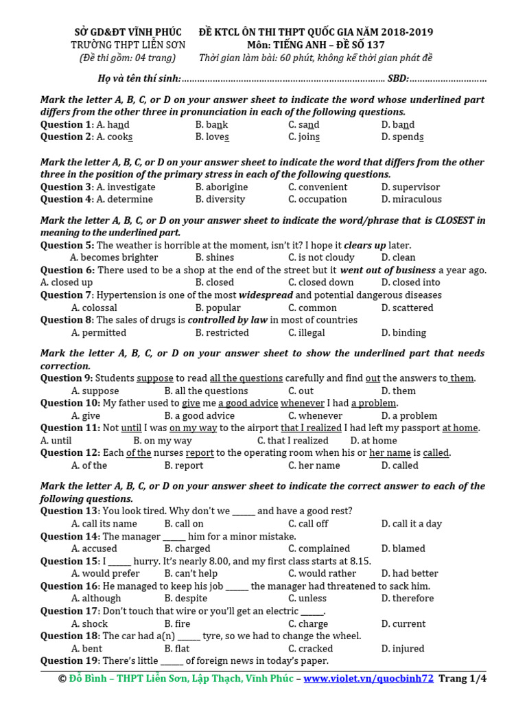 Mock Test 137 | PDF | Learning | Adult Education