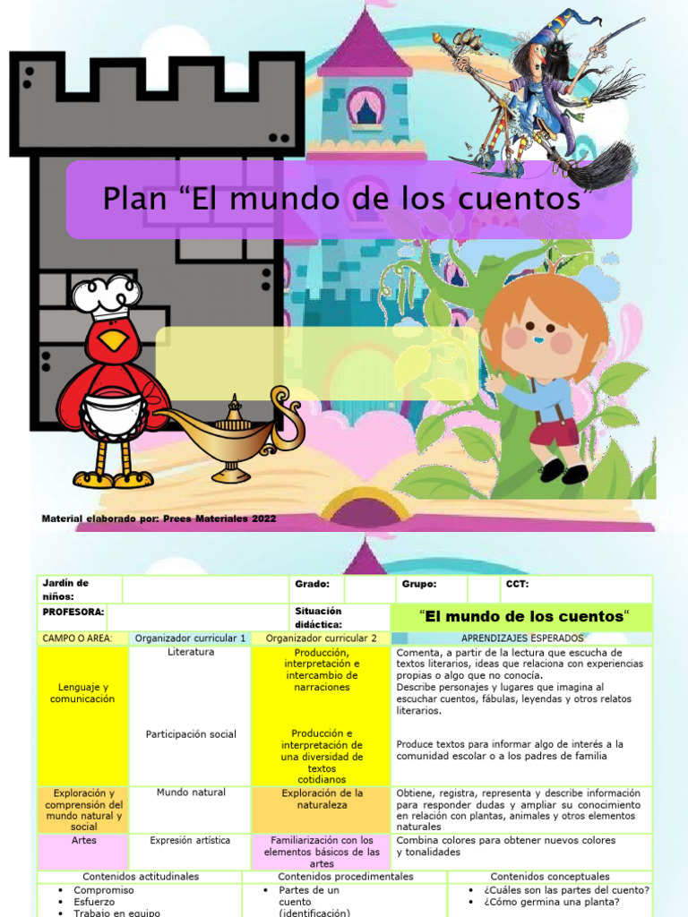 Plan Cuentos Pdf