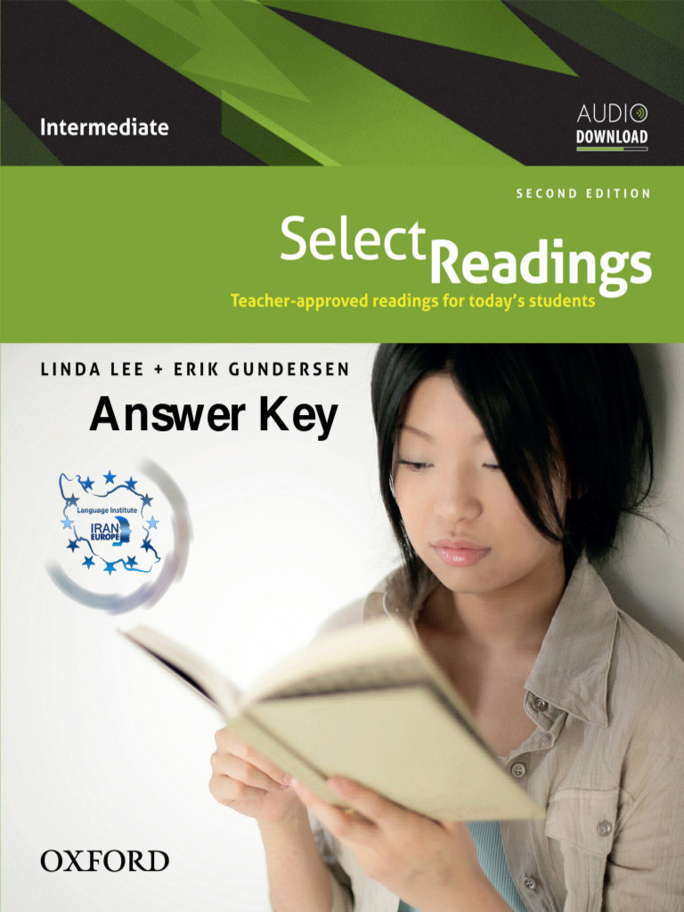 Evolve 4-پاسخ نامهSelect Readings Intermediate answer key final | PDF | Reading Comprehension ...
