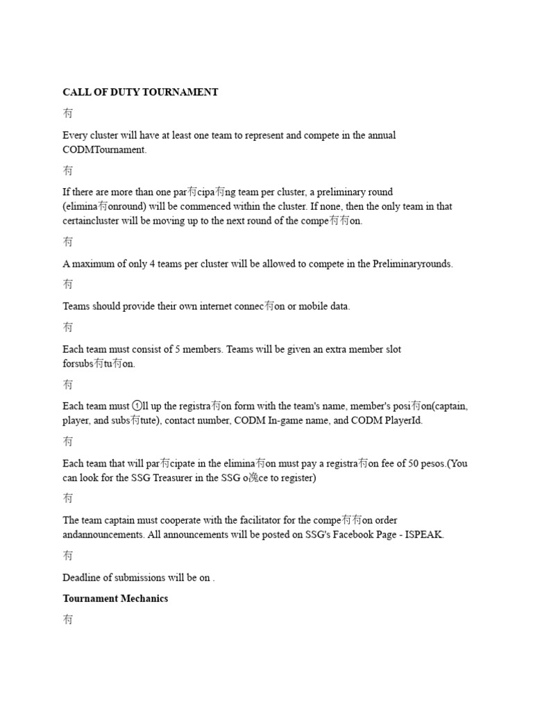 CODM Mechanics | PDF