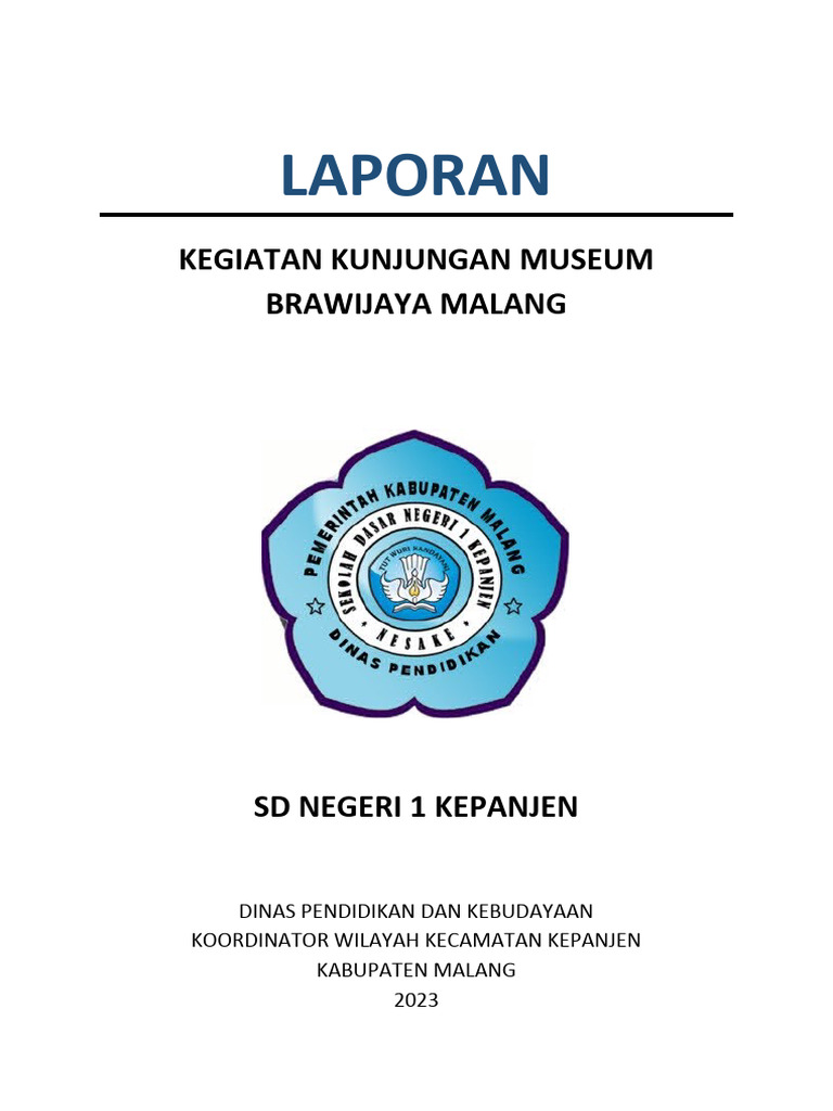 Laporan Kegiatan Kunjungan Museum Brawijaya | PDF