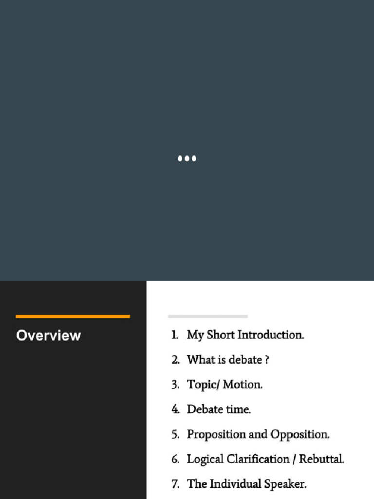 Tips For Debate | PDF