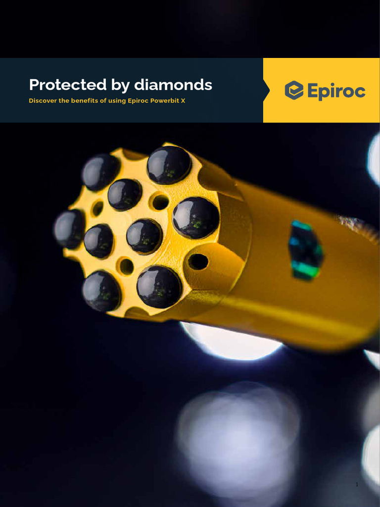 Epiroc Powerbit X Brochure | PDF | Life Cycle Assessment | Diamond