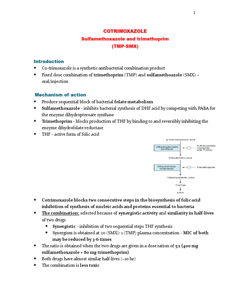 Pharma Uro Cotrimoxazole +fqs | PDF | Urinary Tract Infection | Diseases And Disorders