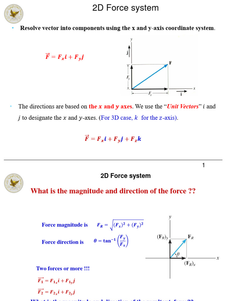Lecture.02_30.Jan_2021 (2) | PDF | Euclidean Vector | Force