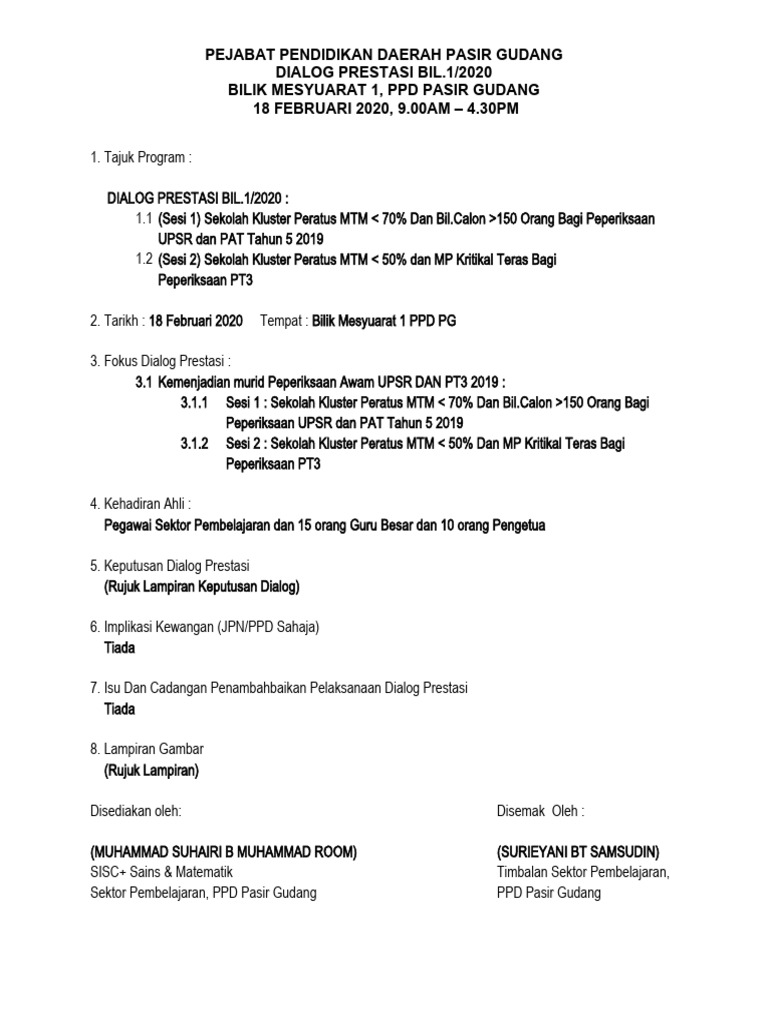 Contoh Laporan DP | PDF