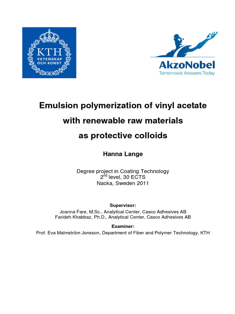 FULLTEXT02 | PDF | Adhesive | Polymers