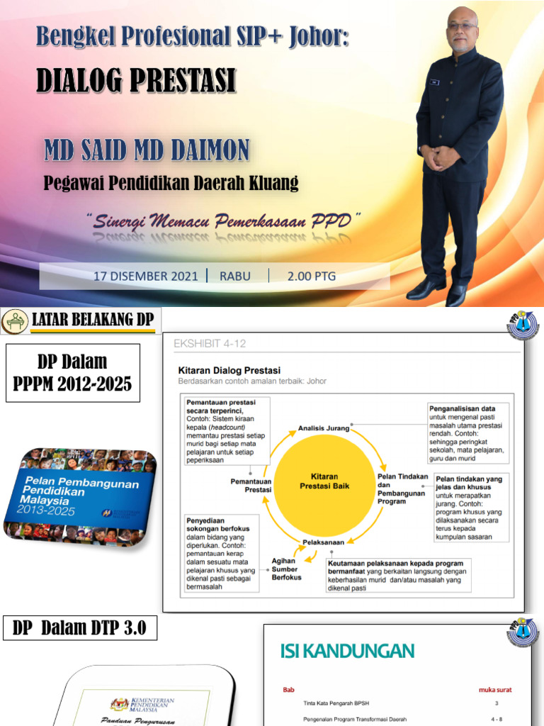 Dialog Prestasi Tuan Said Daimon | PDF