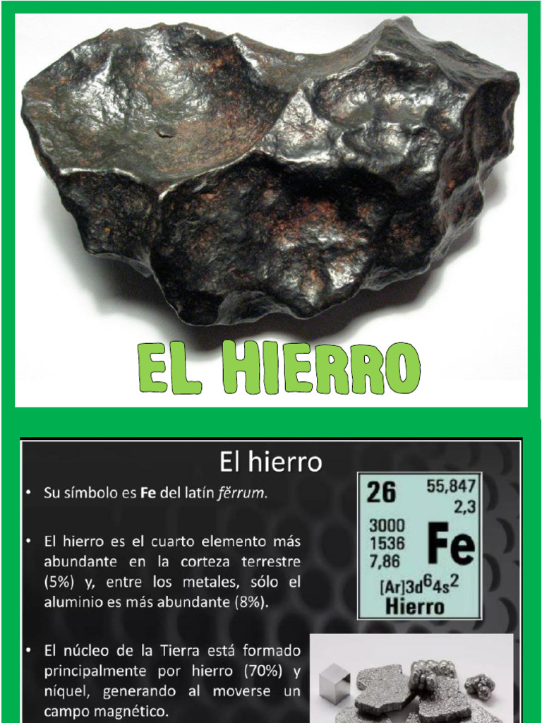 HIERRO | PDF | Minerales | Hierro