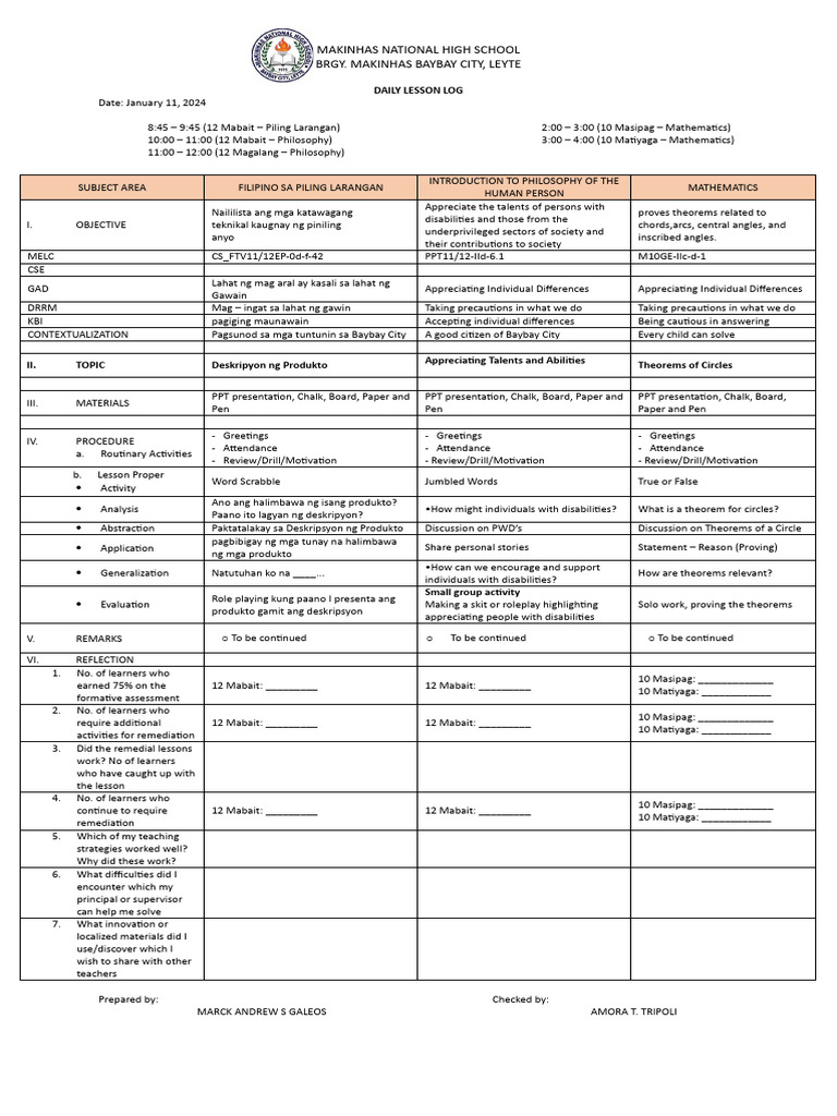 DLL 2 | PDF | Learning | Cognition
