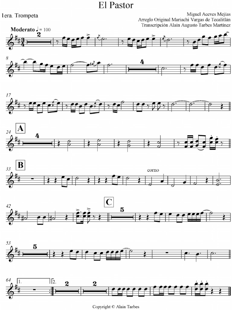 El Pastor Mariachi Vargas | PDF