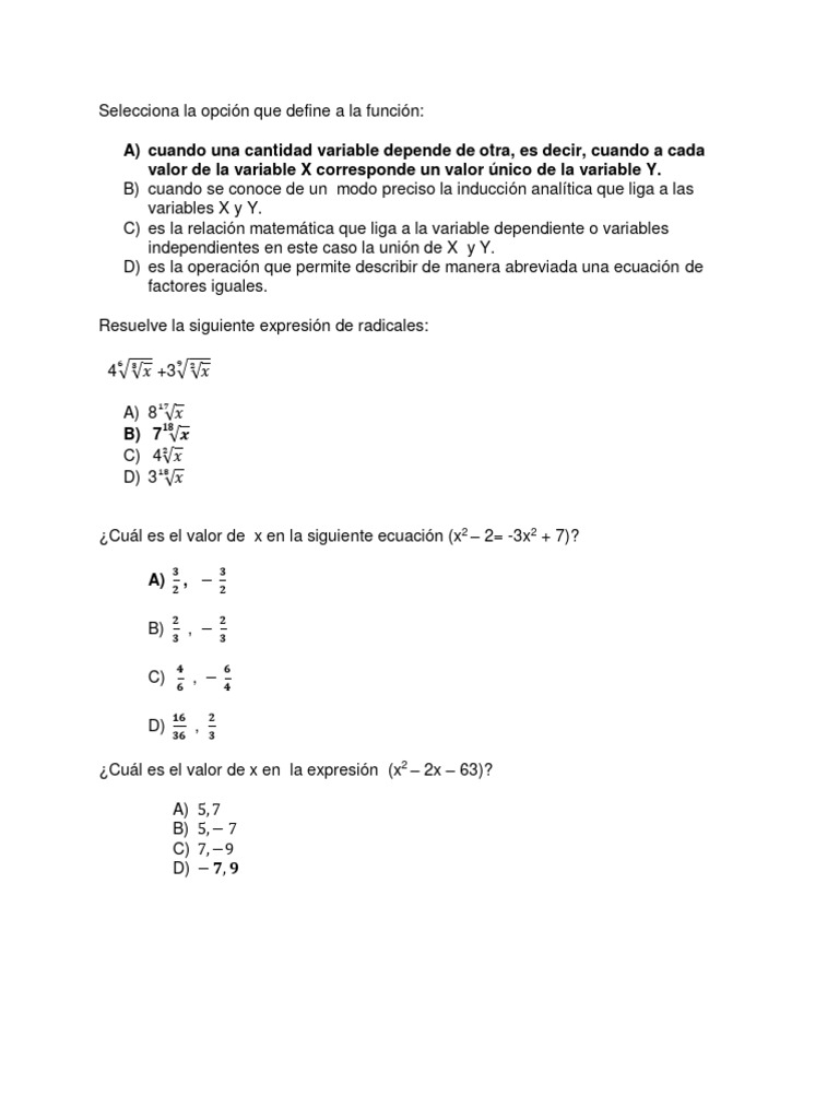 A Cuando Una Cantidad Variable Depende De Otra Es Decir Cuando A