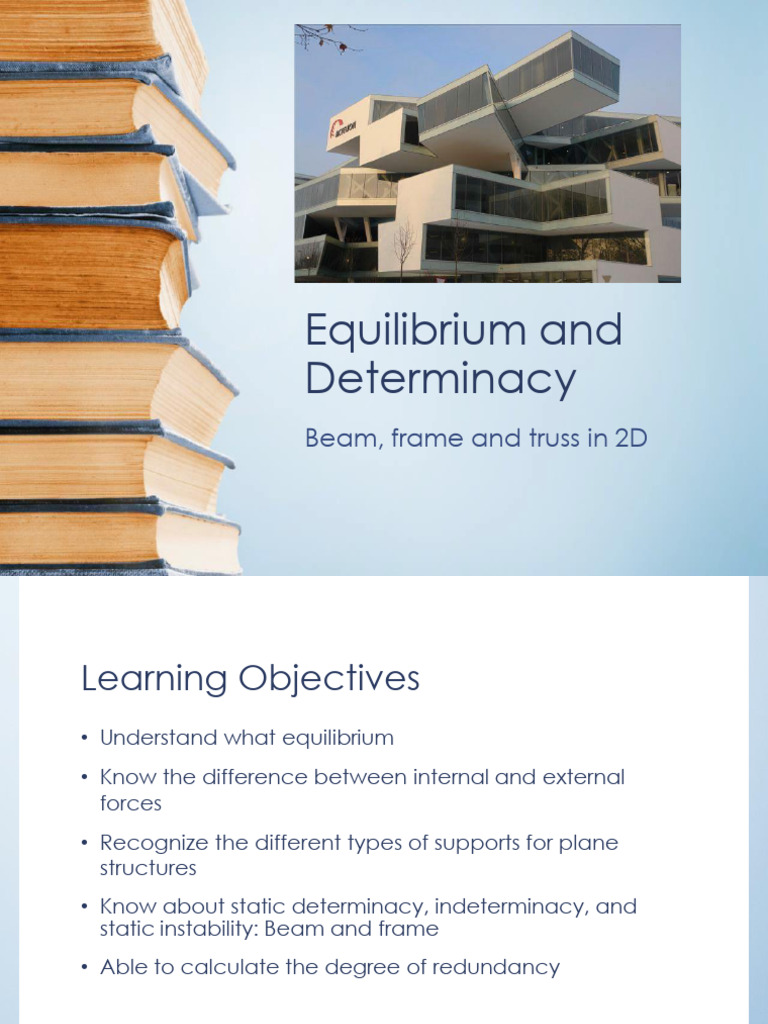 Equilibrium, Determinacy and Stability of Structures - Review | PDF ...