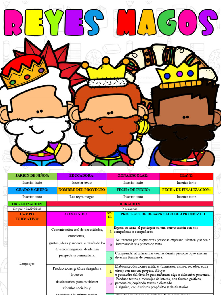 Proyecto Reyes Magos | PDF | Evaluación